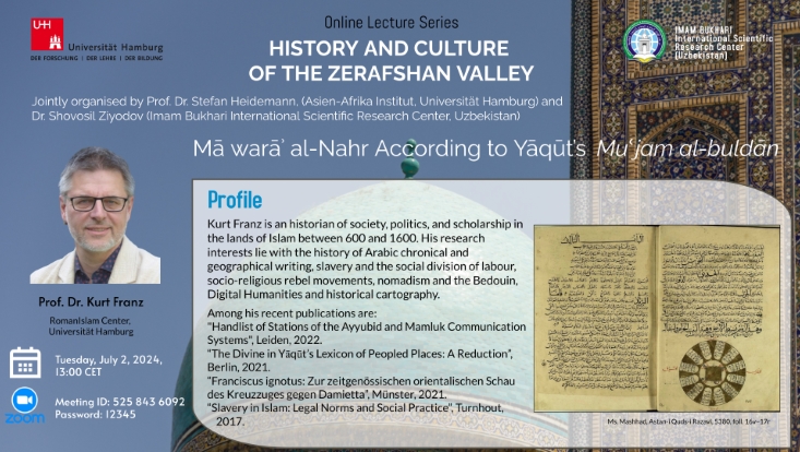 Mā warāʾ al-Nahr According to Yāqūt’s Muʿjam al-buldān : Webinar ...
